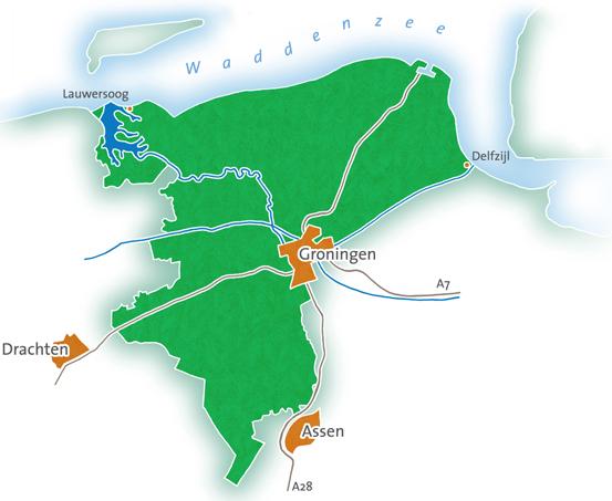 Kenmerken en overzichtskaart | Waterschap Noorderzijlvest
